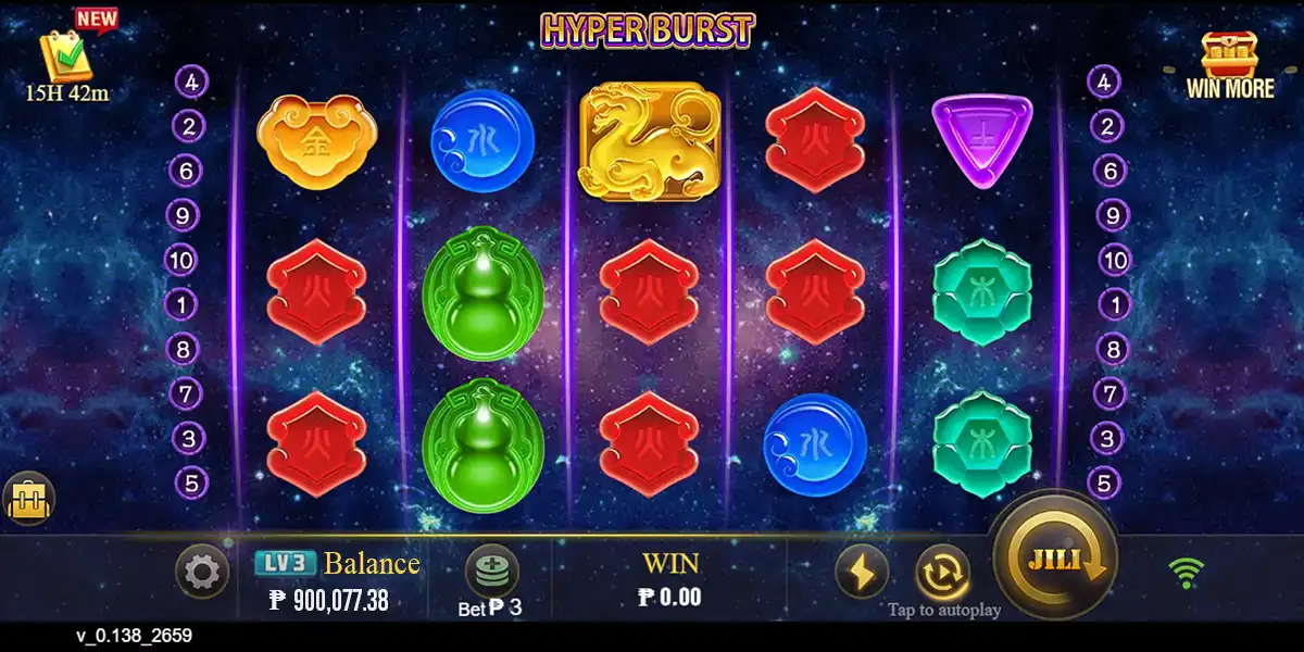Hyper Burst Slot Machine Game with Big Wins and Free Spins